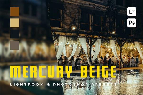6 Mercury Beige Lightroom and Photoshop Presets N7QSB3V - FreePSDvn