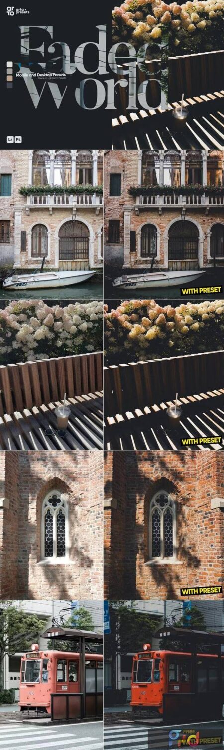 ARTA - Faded World Presets for Lightroom PFKJQDE - FreePSDvn