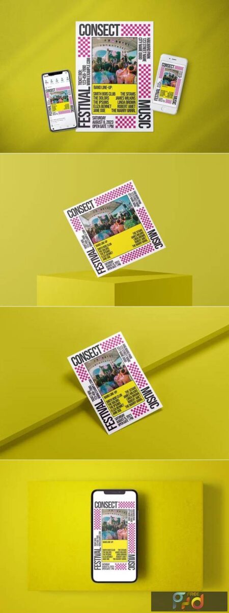 Event Poster - Flyer Media Kit 4JVENT6 - FreePSDvn