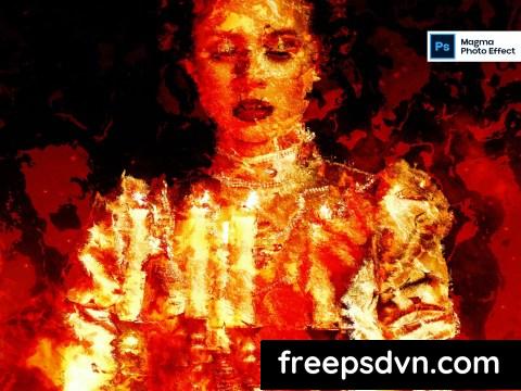 Magma Photo Effect 4A39FLF - FreePSDvn